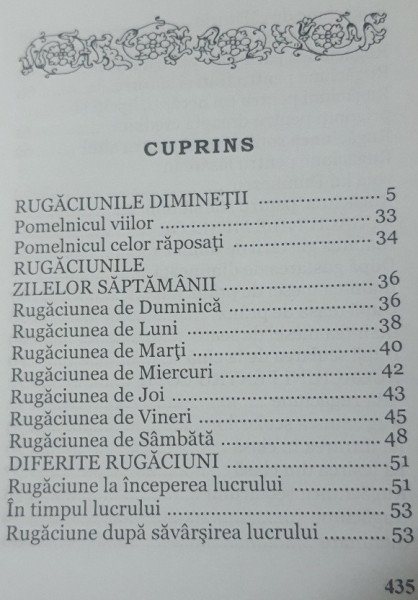 CARTE DE RUGACIUNI