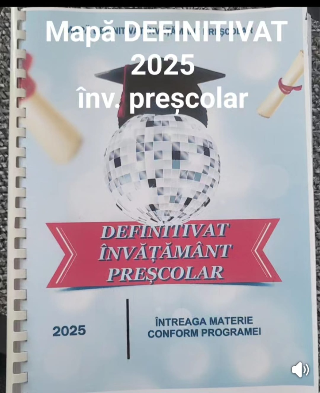 MAPĂ DEFINITIVAT , ÎNV. PREȘCOLAR , 2025