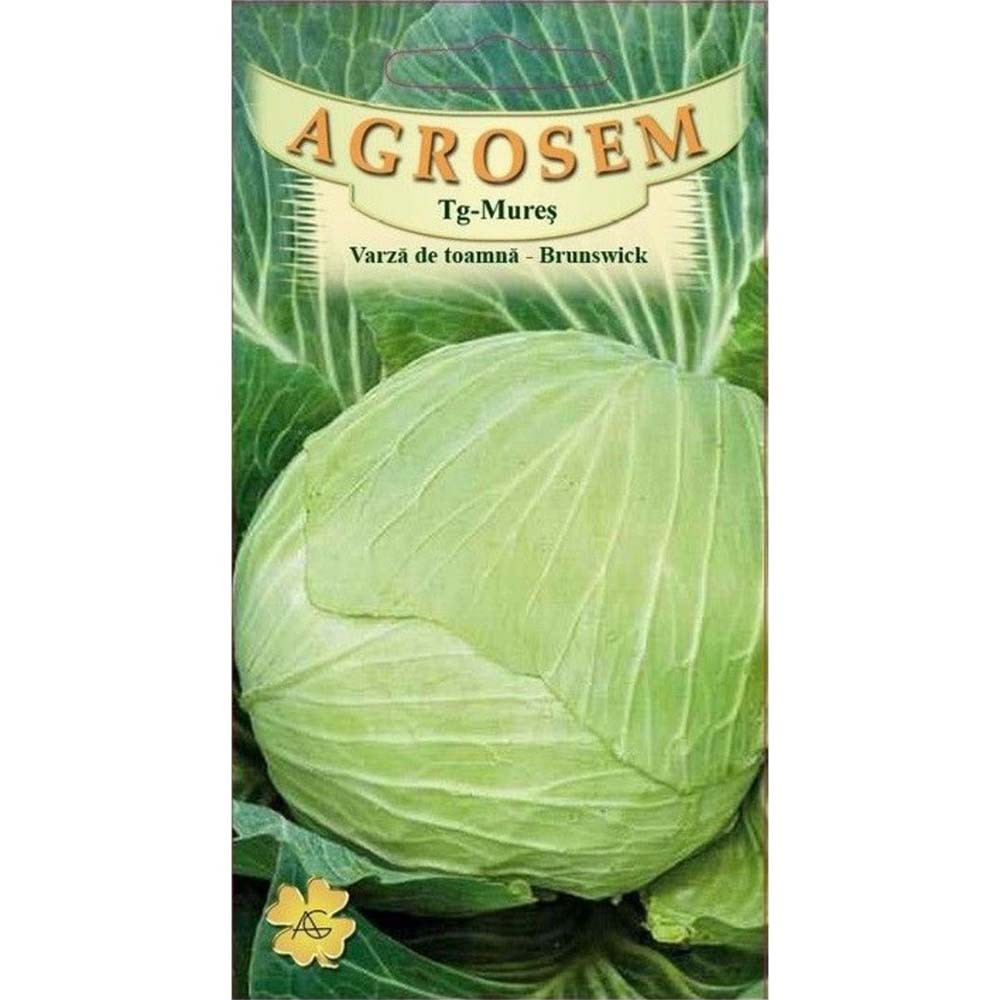 Seminte de varza toamna Brunswick, Agrosem, 4gr