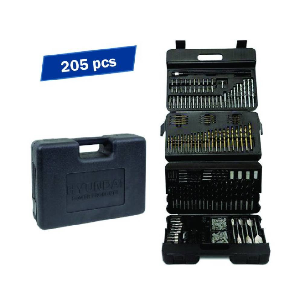 Set 205 burghie cu biti Hyundai HY-65205