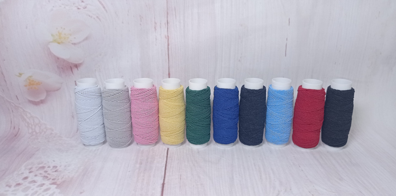 Ata elastica colorata- set 10 buc