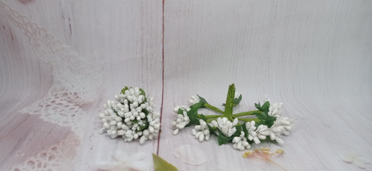 Bughet pistile flori - alb