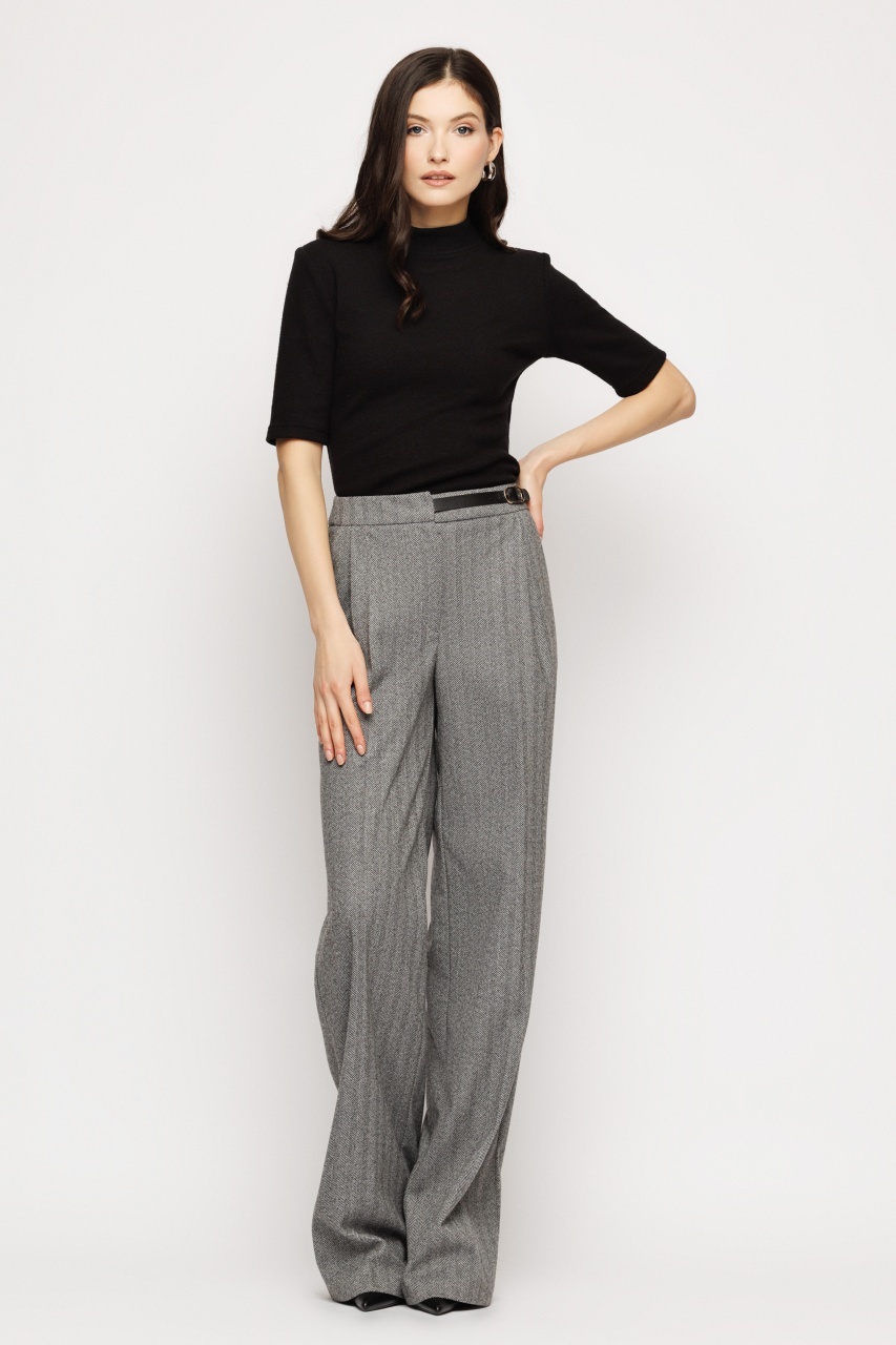 Pantaloni dama largi din stofa | MIZAR