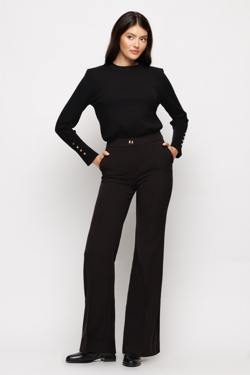 Pantaloni dama negri largi | MIZAR