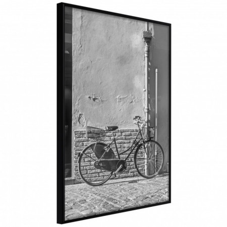 Poster - Bicycle with Black Tires, cu Ramă neagră, 30x45 cm