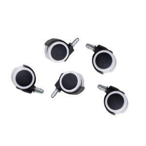 Set roti scaun birou 5 buc Beviane Pako World Argintiu