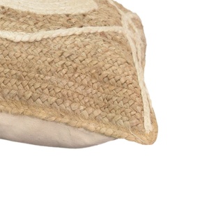 Pernuta decorativa ratan Foliens Boho Pako World Natural 45x45x2.5 cm