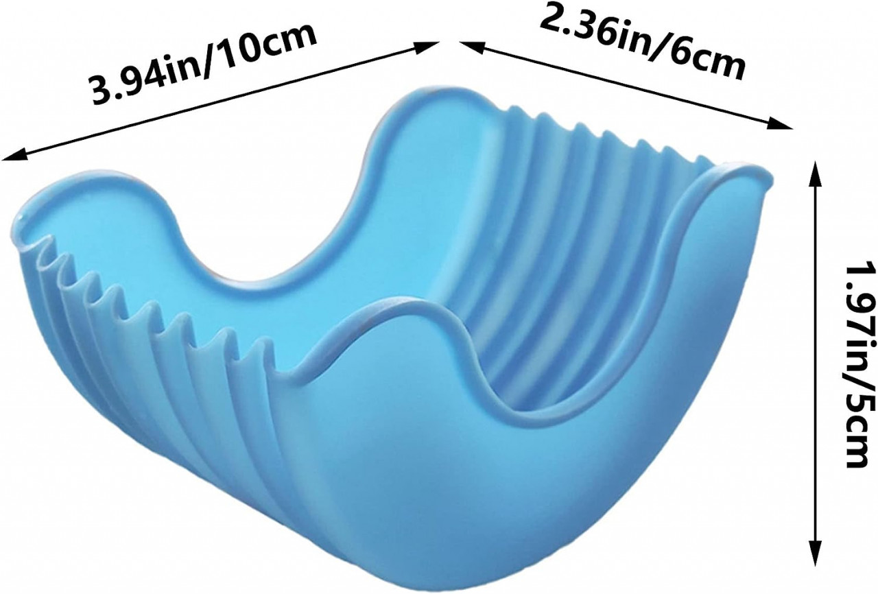 Set de 4 suporturi flexibile pentru hamburgeri NTCL, silicon ...