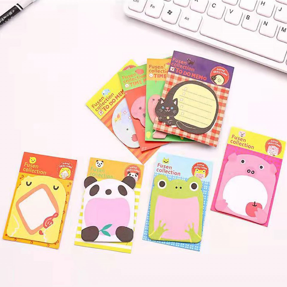 Set de 960 de note autocolante Loscrew, hartie, multicolor, 8 x 5,5 cm ...