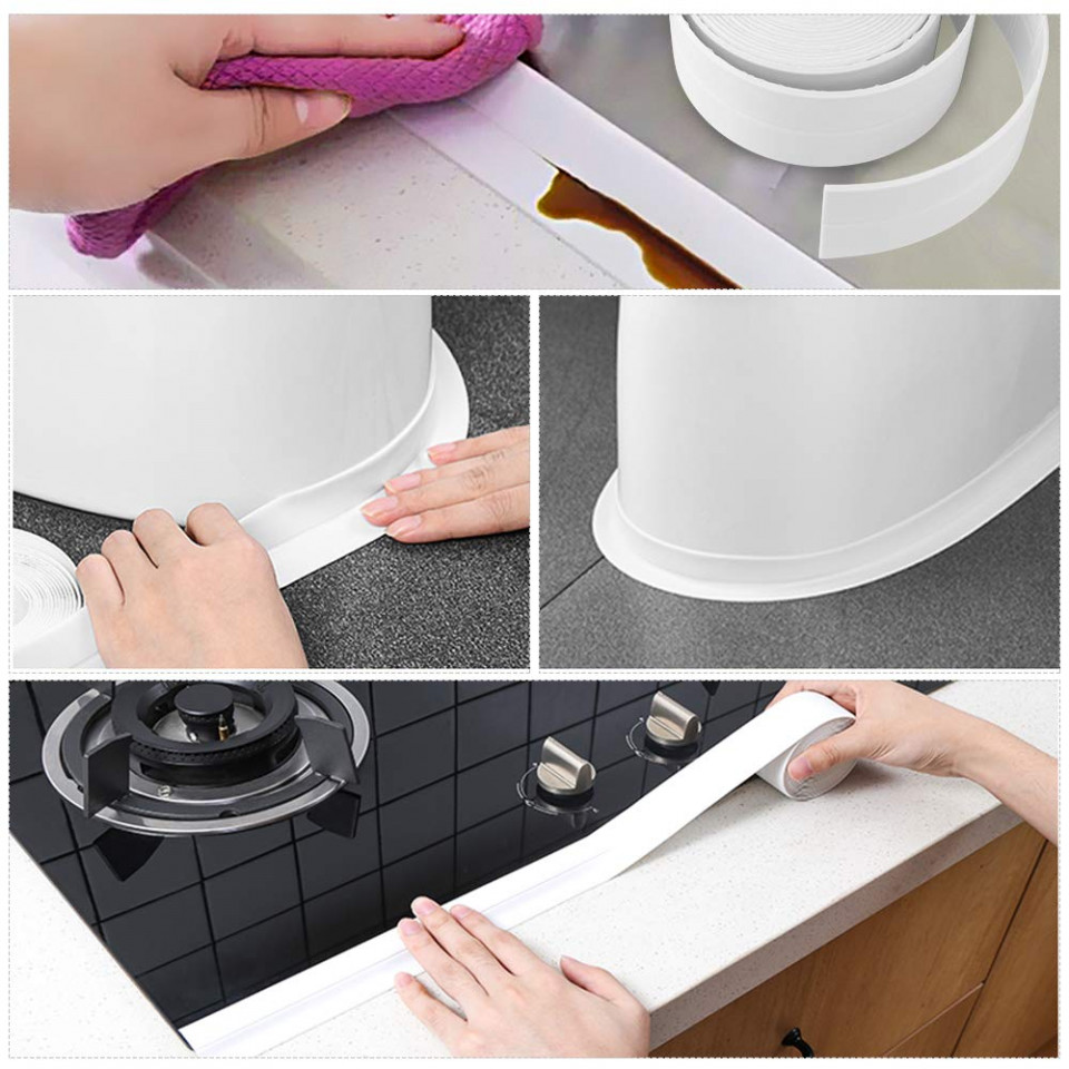 Set 2 role de banda pentru etansare si o foarfeca MUXItrade, PVC/metal ...