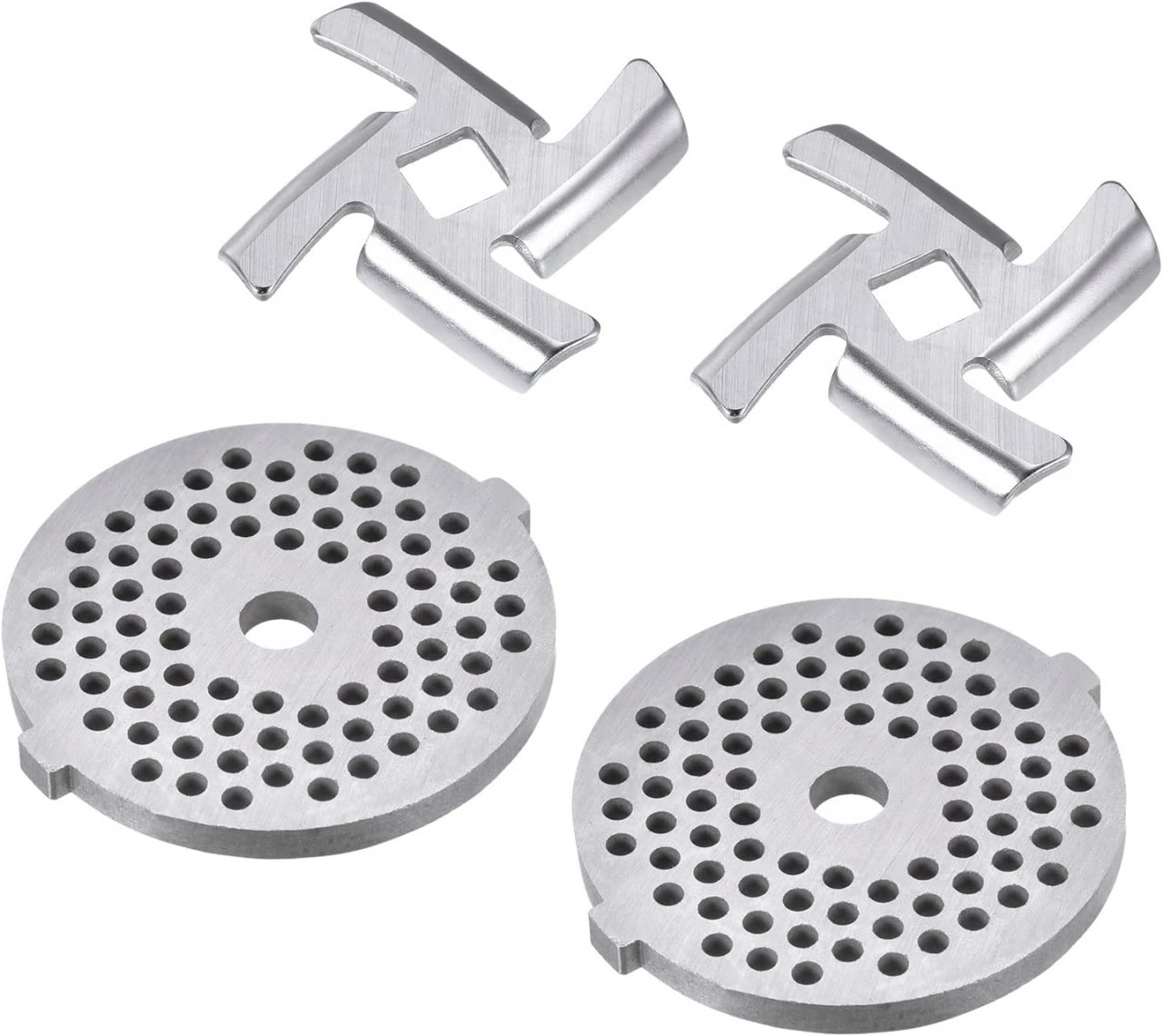 Set de 2 site si cutite pentru masina de tocat carne Sourcing map, otel ...