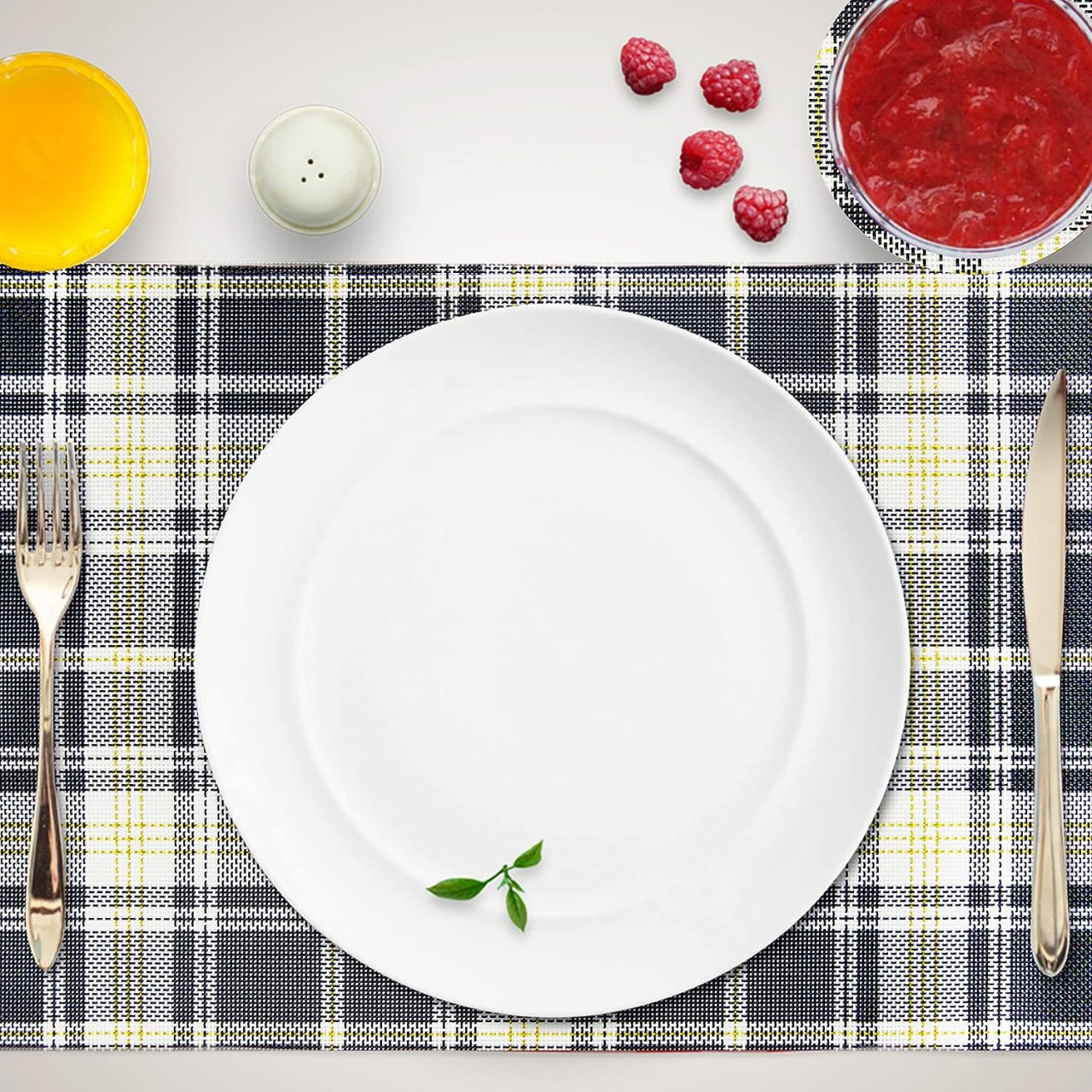 Set de 4 naproane pentru tacamuri/farfurii si 4 coastere pentru pahare ...