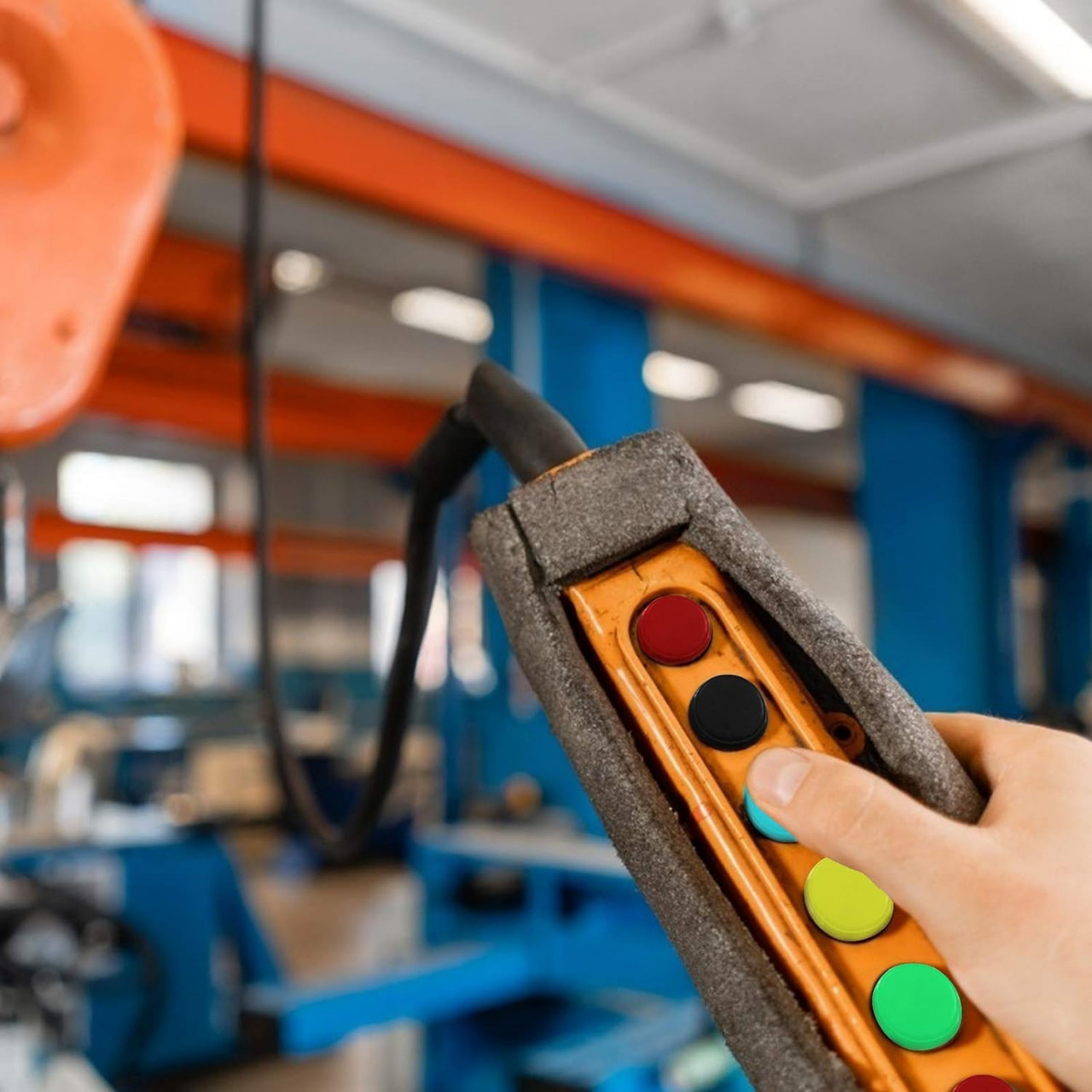 Set de butoane cu intrerupator Chala, plastic/metal, multicolor, 80 ...