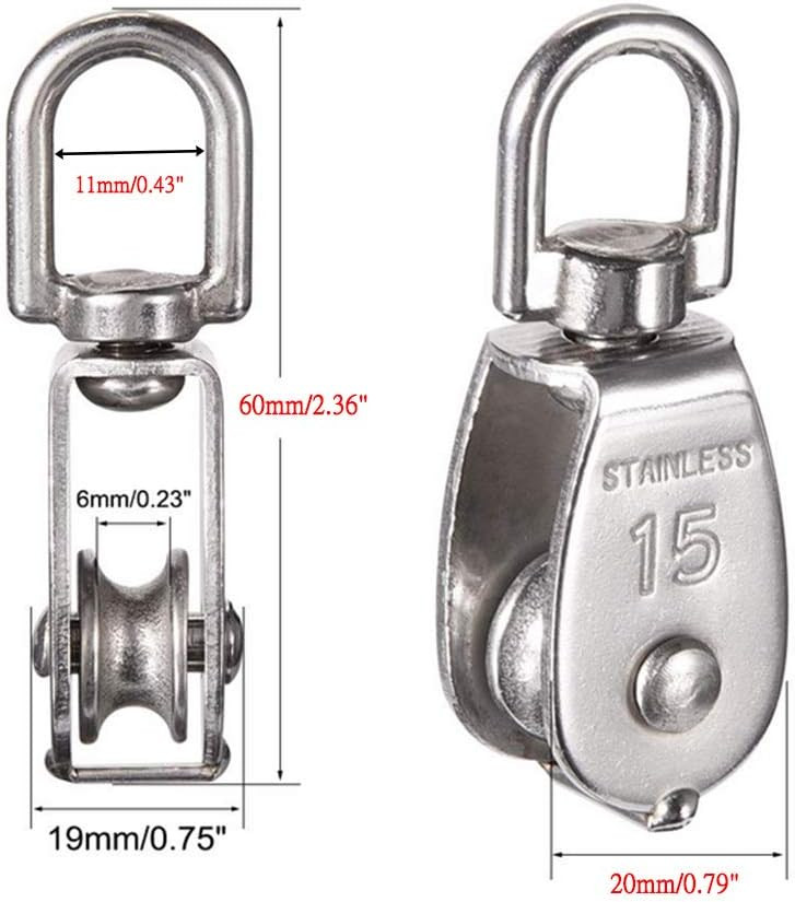 Set de 4 scripete Repuhand, otel inoxidabil, argintiu, 60 x 20 x 11 mm ...