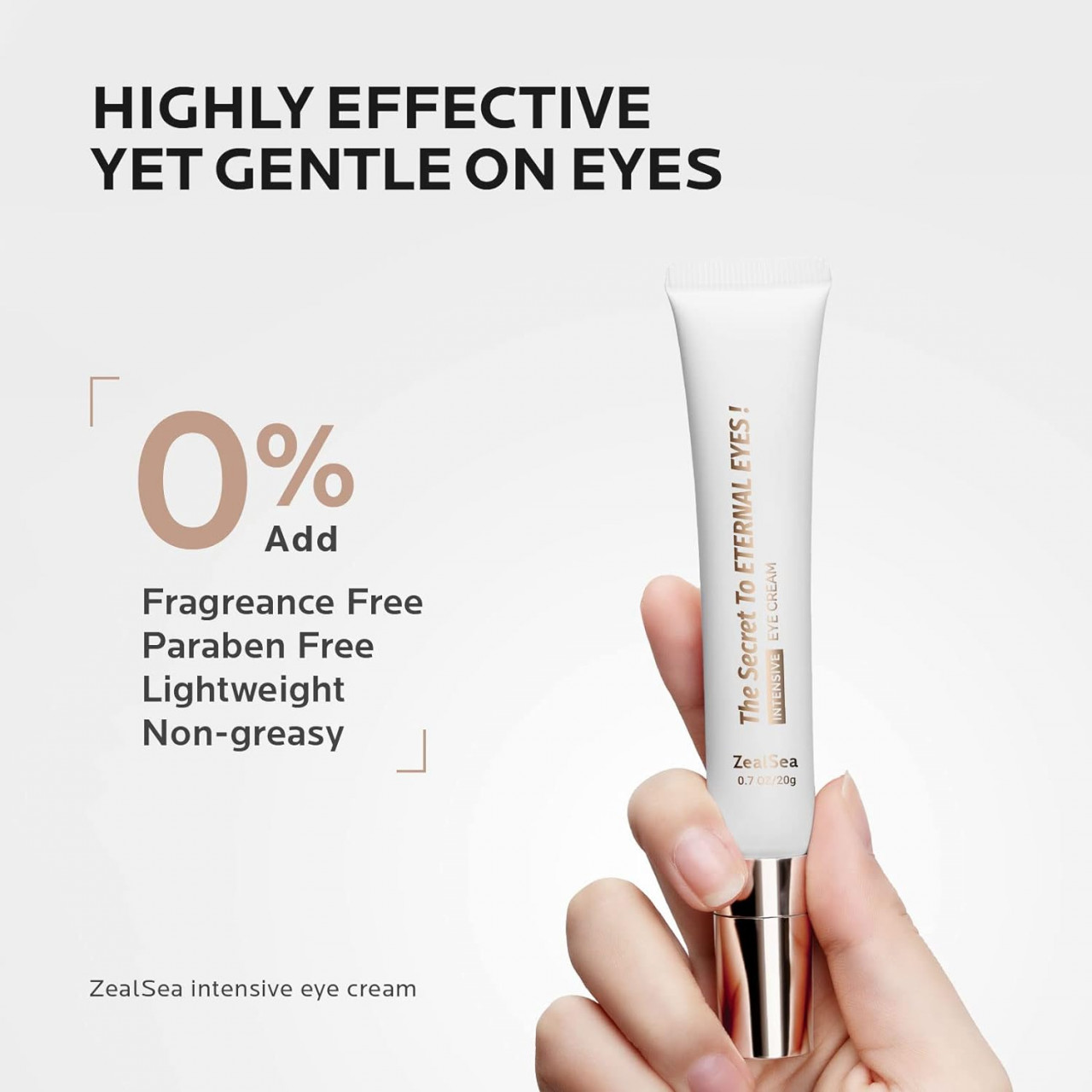 Crema antirid pentru ochi ZealSea, cafeina, 20 g - Chilipirul Zilei