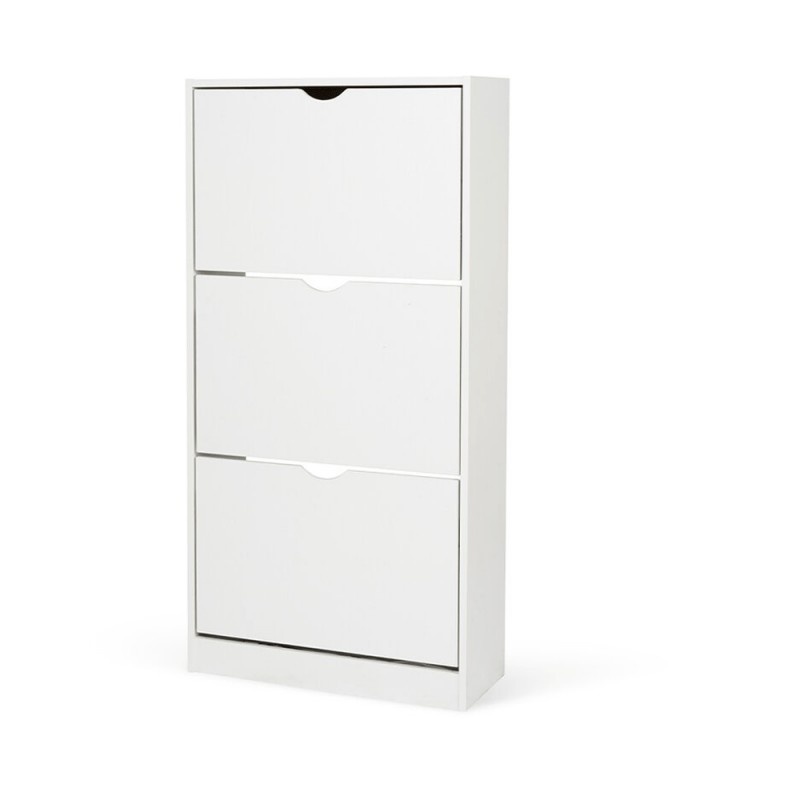 Dulap pentru depozitare pantofi KL Carey, 3 usi rabatabile, 6 rafturi ...