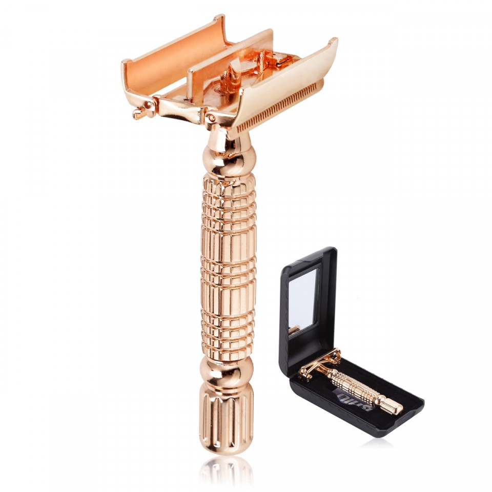 Aparat de barbierit manual BAILI , auriu, metal, 94 cm - Chilipirul Zilei