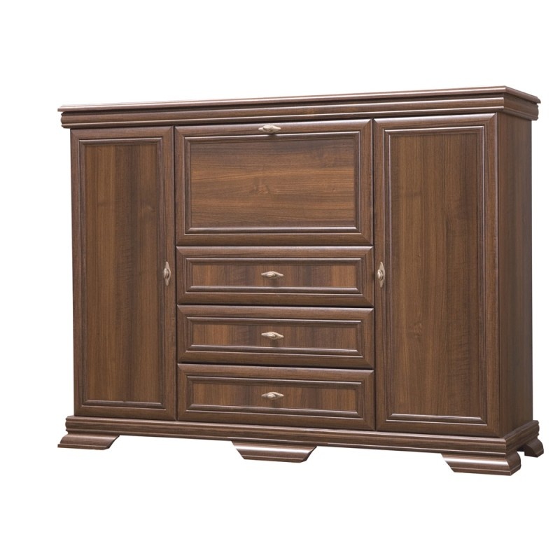 Comoda living VM1, 2 usi, sertar, Nuc, 88 x 46 x 97 cm - Chilipirul Zilei