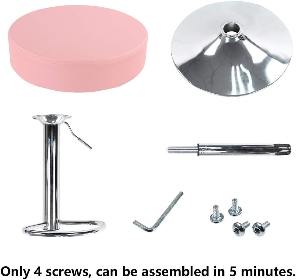 Scaun reglabil pe inaltime KKTONER, metal/piele sintetica, rotativ ...