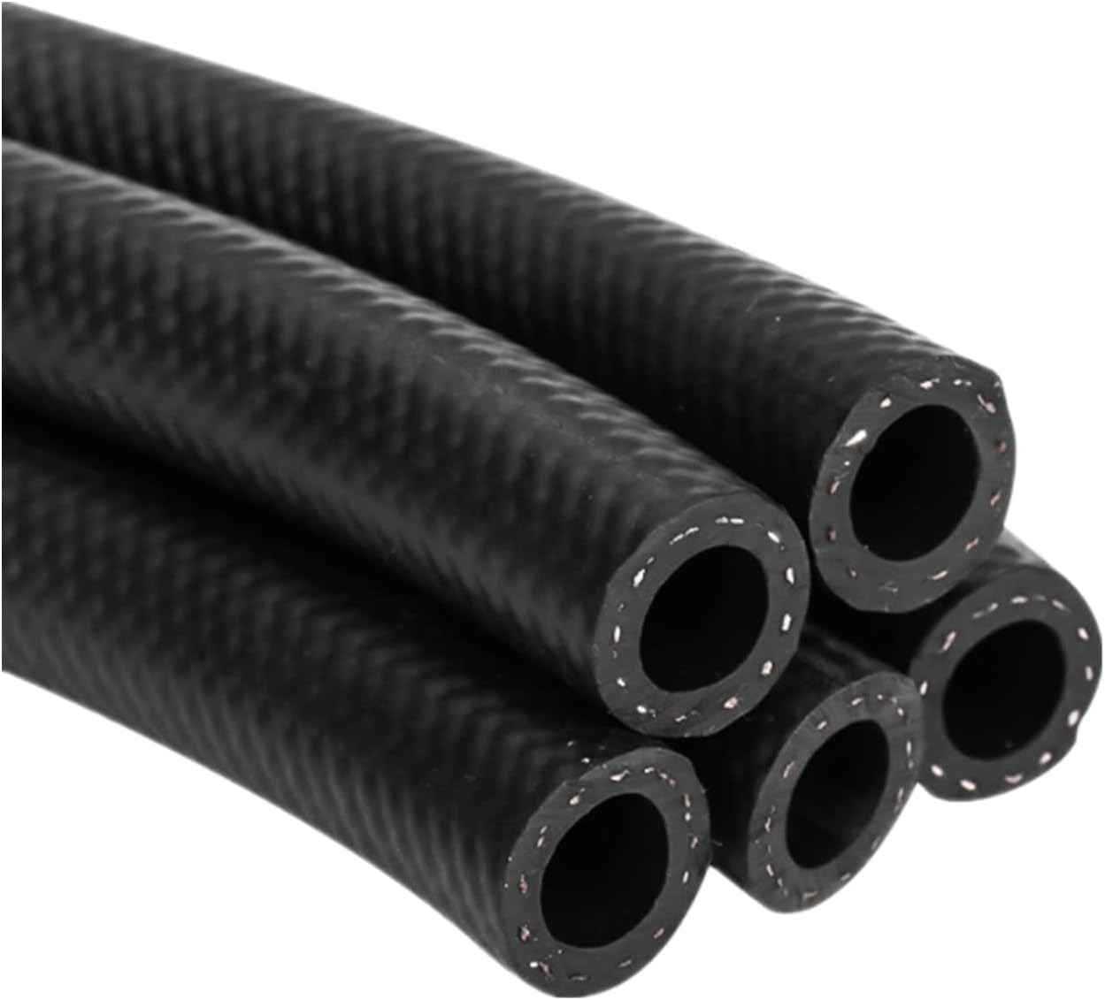 Set de furtun cu 20 de cleme pentru benzina/motorina Viviance, cauciuc ...