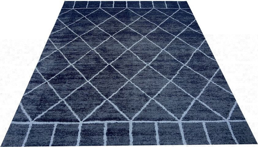 Covor Andas, textil, albastru, 120 x 180 cm - Chilipirul Zilei