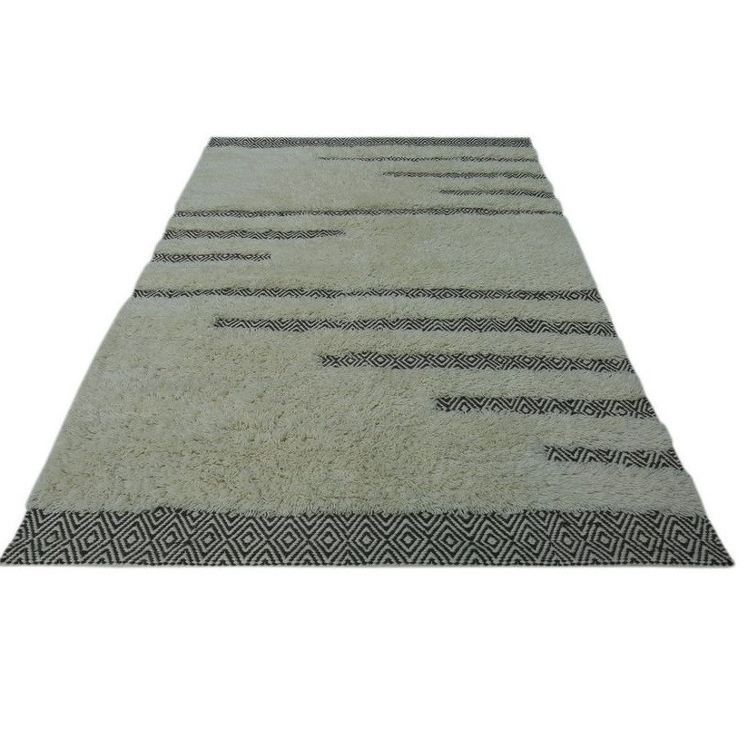 Covor Andas, textil, verde/negru, 80 x 150 cm - Chilipirul Zilei