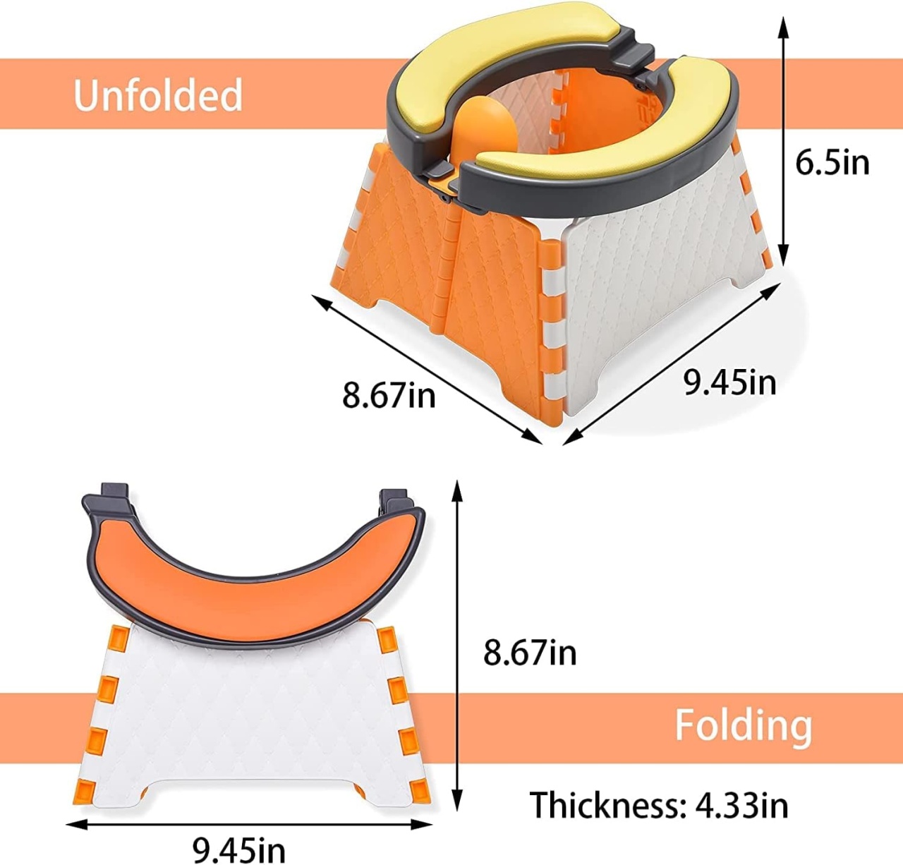 Olita portabila Insour, polipropilena/TPE, multicolor, 22,02 x 24 x 16 ...