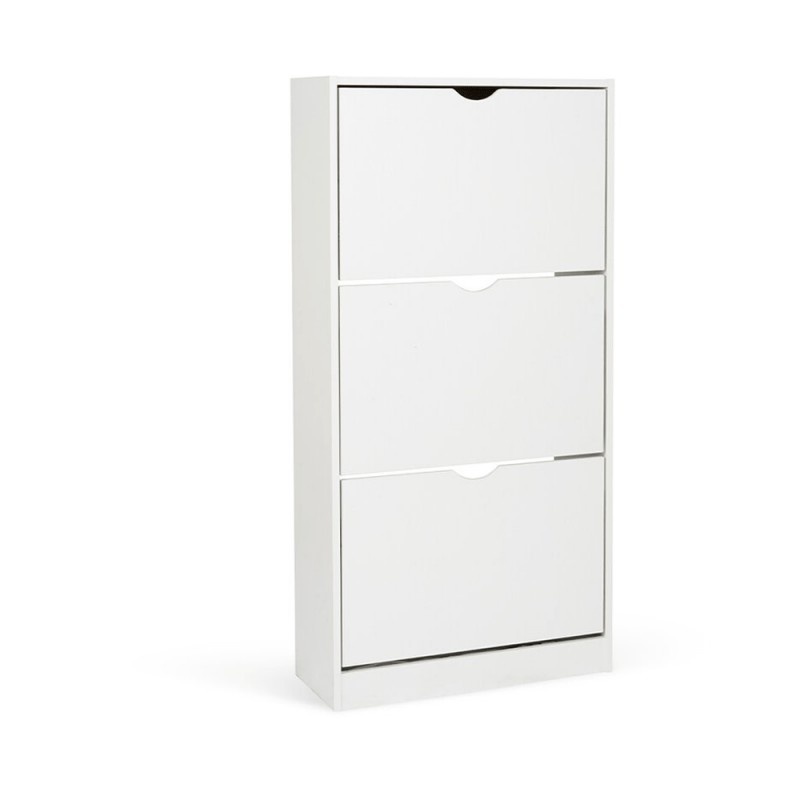 Dulap pentru depozitare pantofi KL Carey, 3 usi rabatabile, 6 rafturi ...