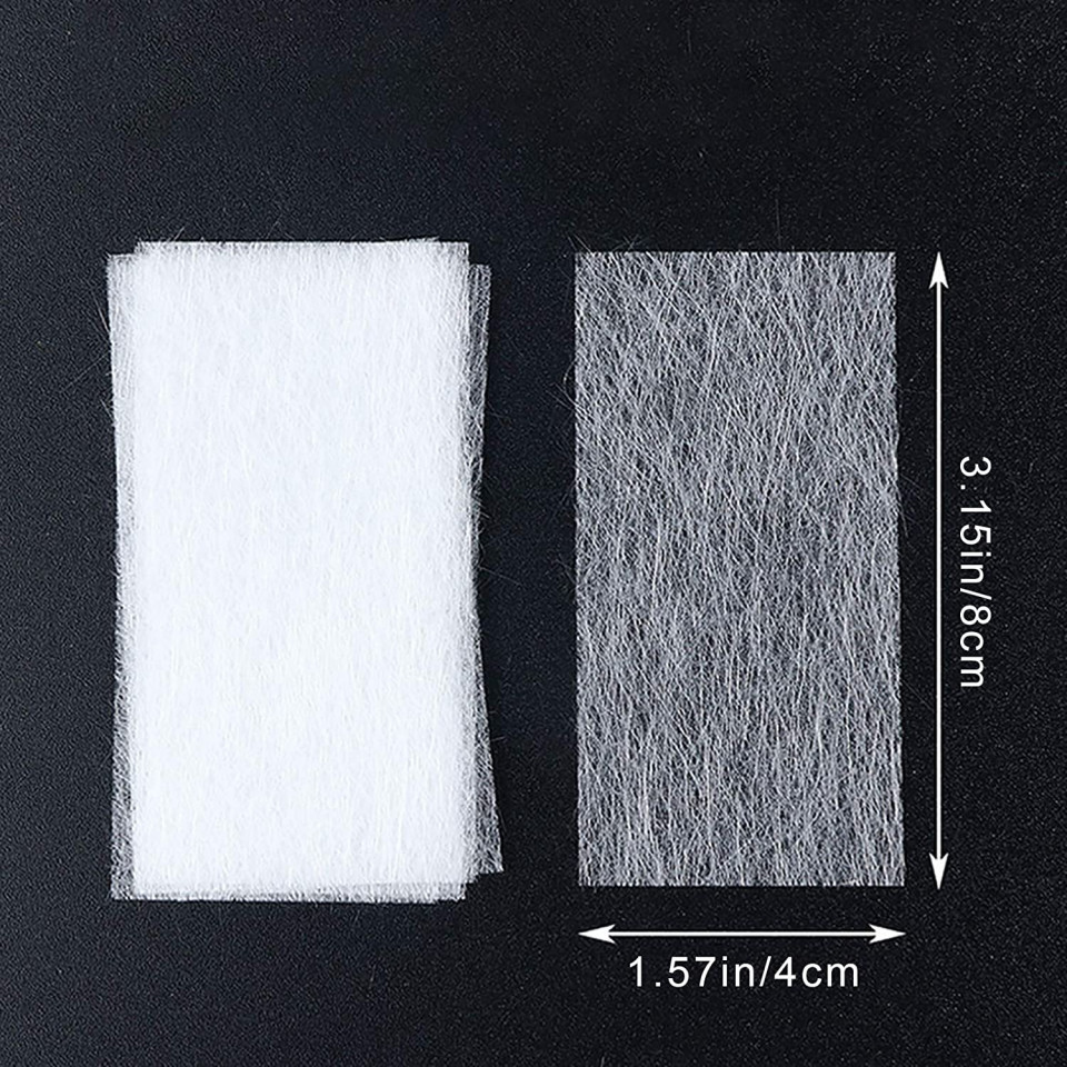 Set de 100 panouri pentru extensie unghii BaByLeisure, fibra de matase ...