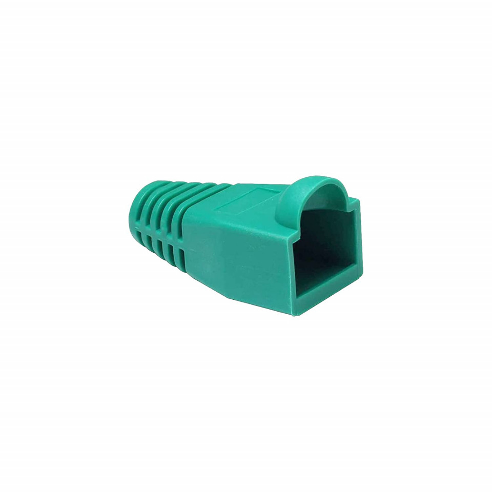 Set de 100 protectii pentru cablul Ethernet Uotyle, plastic, verde, 2,8 ...