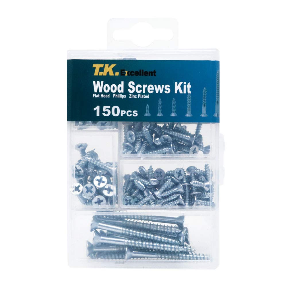 Set de 100 suruburi pentru gips-carton TK.Excellent, zinc, argintiu, 35 ...