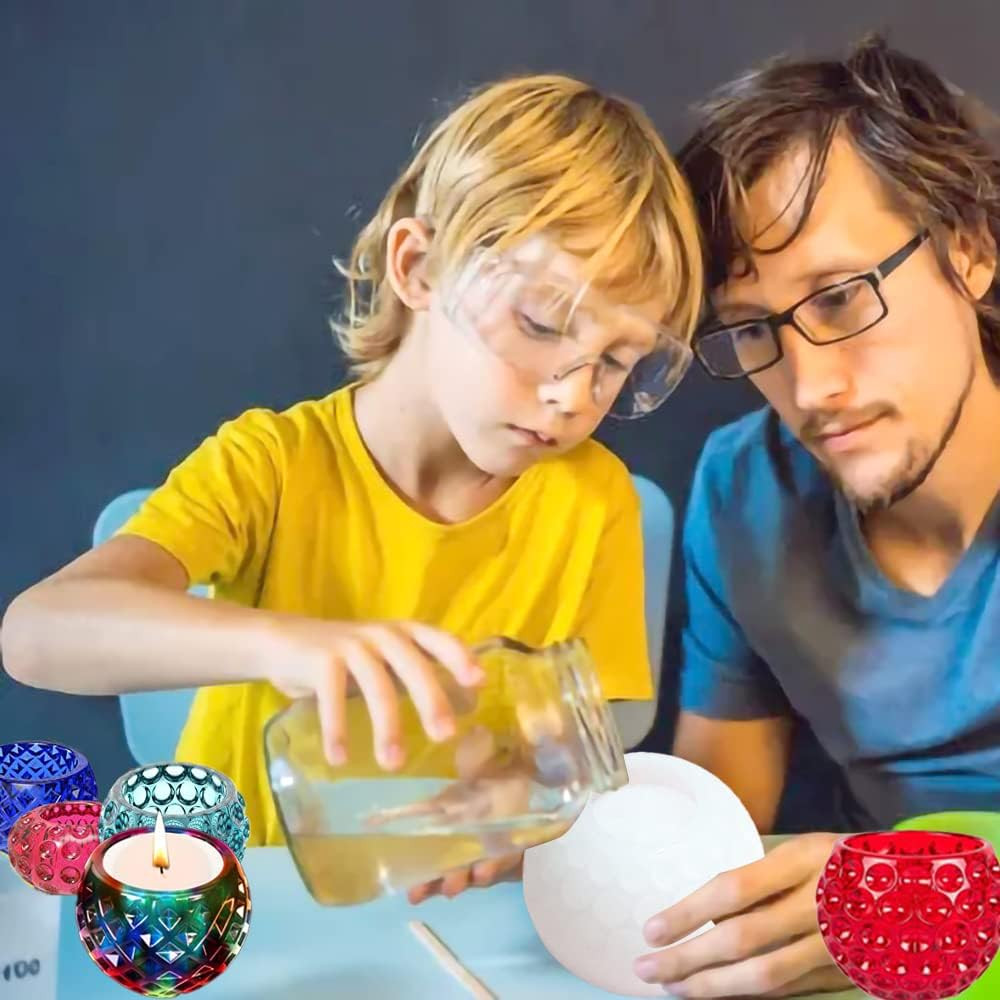 Set de 3 matrite pentru lumanari Finoki, silicon, alb, 8,8 x 4,1 / 8,6 ...