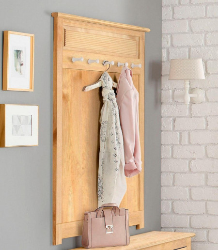 Cuier de perete Rauna Home Affaire, lemn masiv, natur, 200 x 85 x 5 cm ...