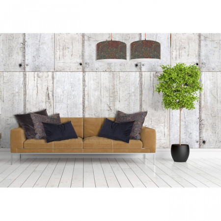 Set de 3 perne decorative Honeycutt, turcoaz/portocalii - Chilipirul Zilei