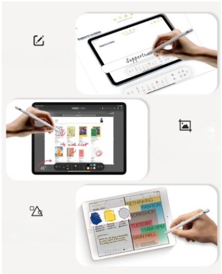 Stilou magnetic Hommie Stylus pentru iPad, generatia a doua (2nd Gen ...