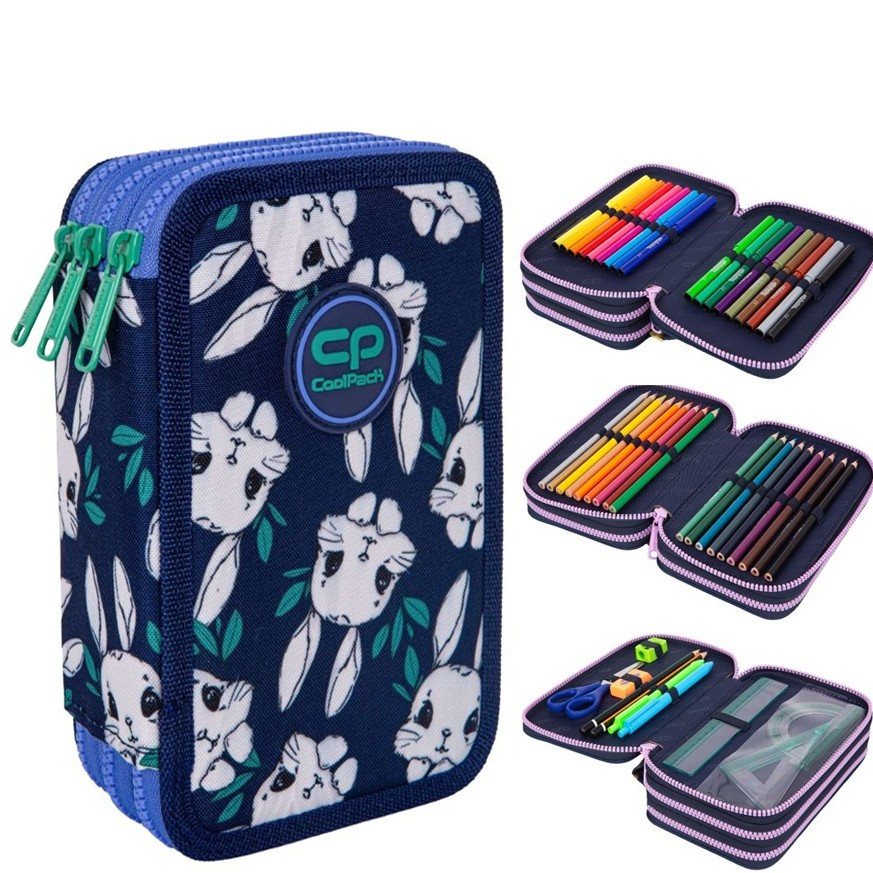 Penar cu 3 fermoare echipat Bunnyland