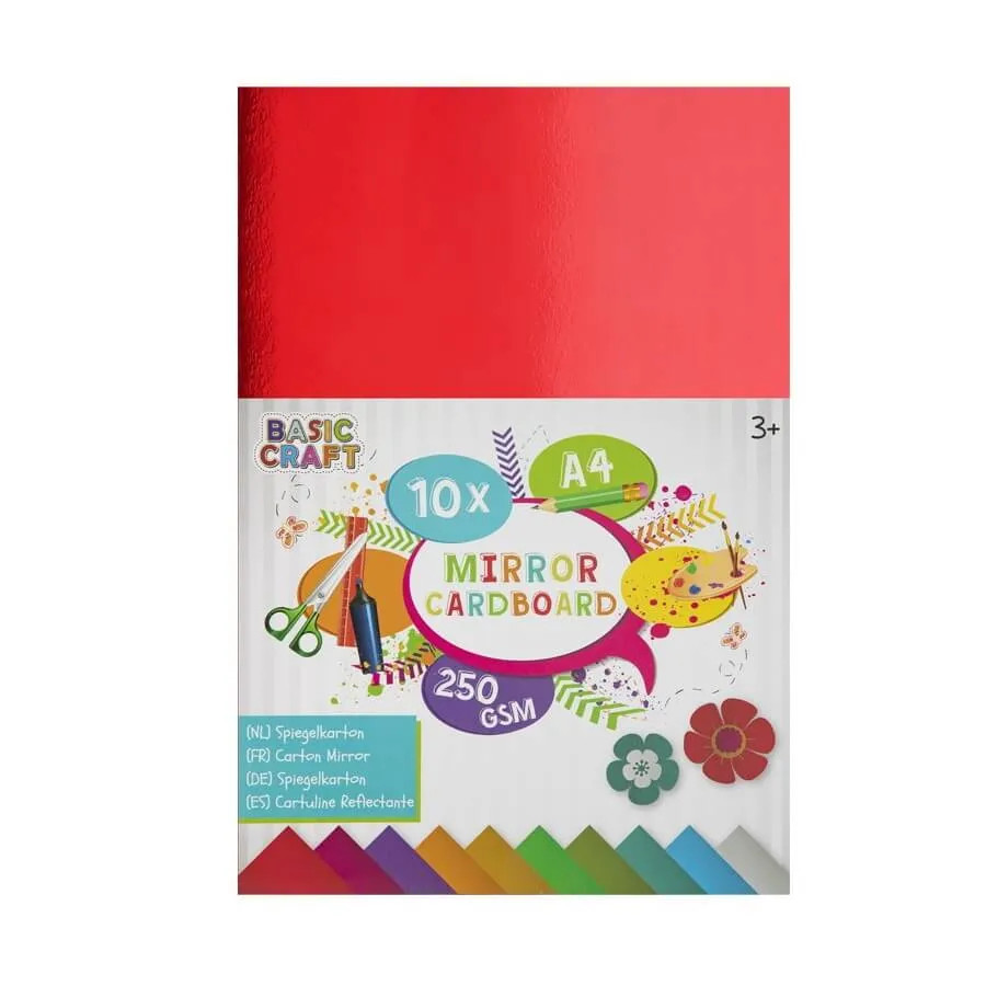 Set carton oglinda A4 250/gr 10 coli