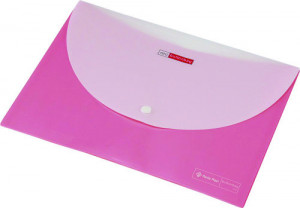 Mapa plastic cu buton color/transparenta Panta Plast