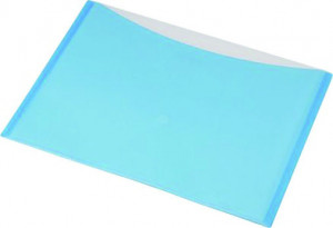 Mapa plastic cu buton color/transparenta Panta Plast