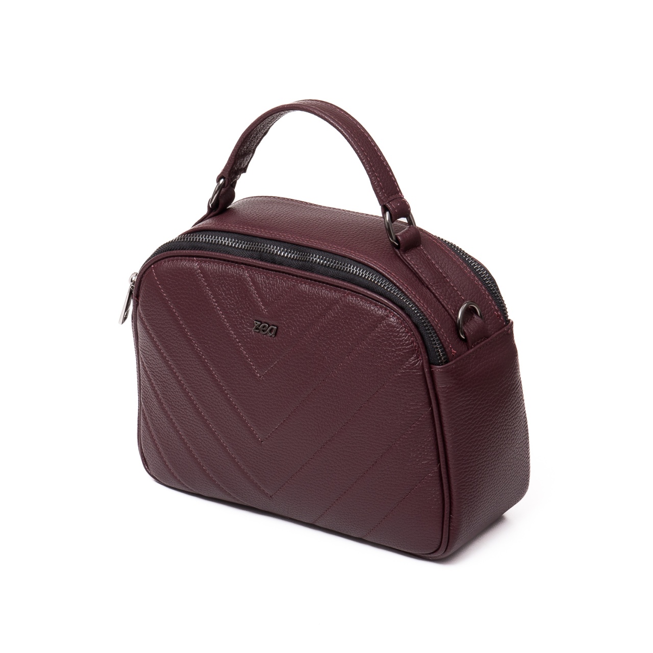 Poseta dama, piele naturala, M228, bordo