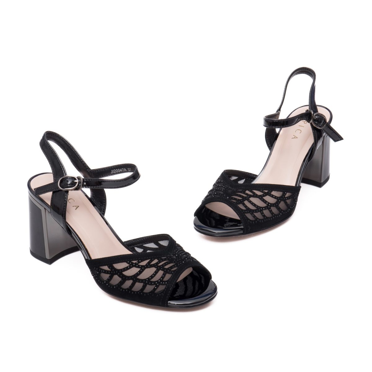 Sandale Epica dama elegante JIJI20047A 01-I, negru