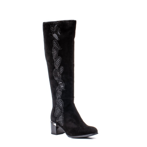 Cizme elegante dama, piele naturala de antilopa, DOR760