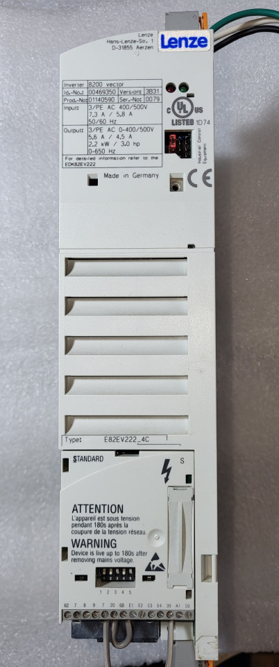 Convertizor de frecventa / VFD Lenze 8200 Vector 2.2kW/400V
