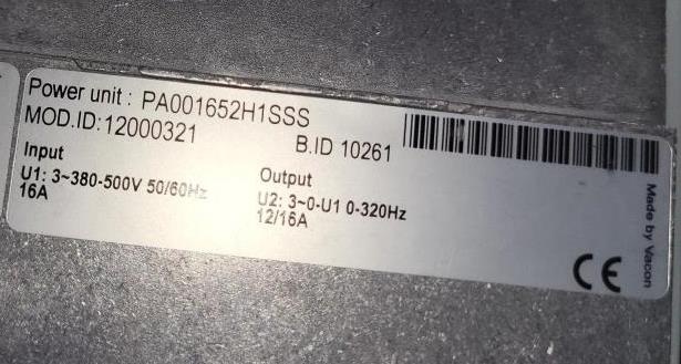 Convertizor de frecventa / VFD Vacon NXS 5.5kW