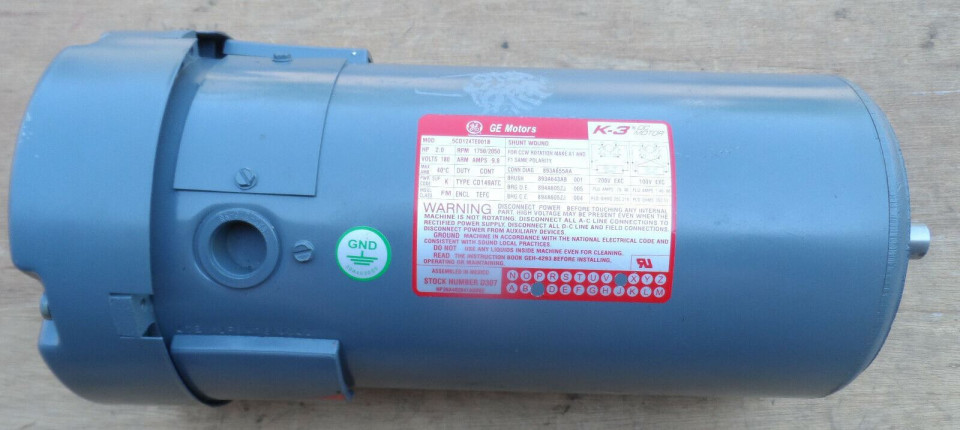 General Electric DC motor 1.47kW
