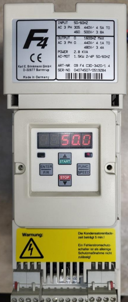 Convertizor de frecventa / VFD KEB COMBIVERT F4, 1.5kW