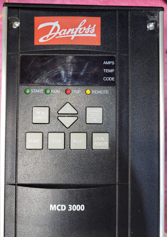 Soft starter Danfoss MCD3000, 37kW