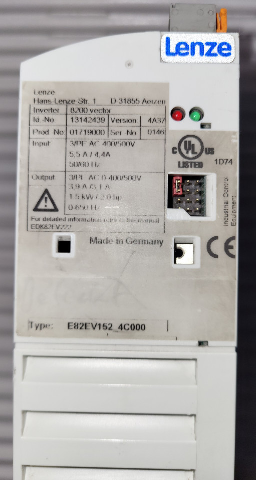 Convertizor de frecventa / VFD Lenze 8200 Vector 1.5kW/400V