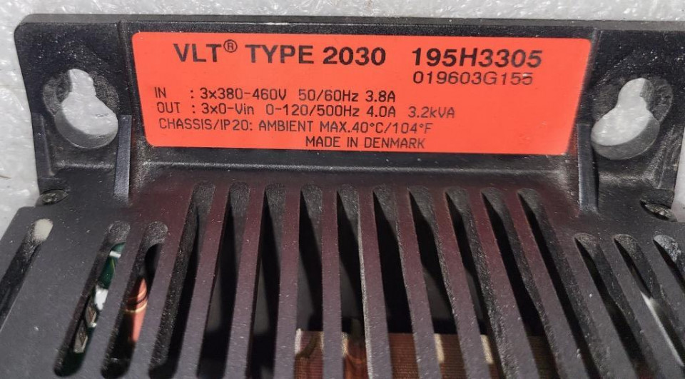 Convertizor de frecventa / VFD Danfoss VLT 2030, 1.5kW