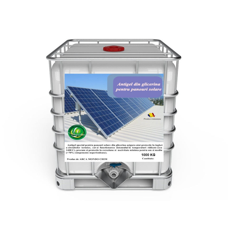 ANTIGEL CONCENTRAT PENTRU PANOURI SOLARE, ARCALUX, CUB IBC 1000 KG